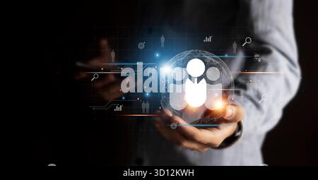 Human Resources Management and Digital Transformation Stock Photo - Alamy