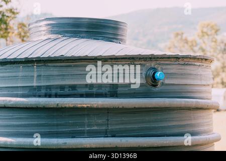 a water tank in a garden for storing rain water water tank for storing ...