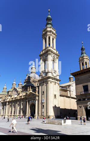 Saragossa, Saragossa - Spain - 09-10-2021: View of a modern tram in ...