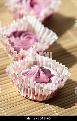 pink berry marshmallow on the table Stock Photo - Alamy