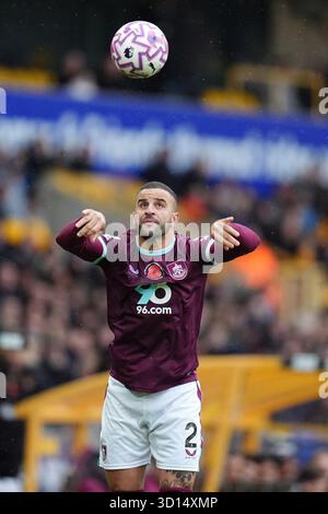 Burnley's Kyle Walker during the Premier League match at Turf Moor ...