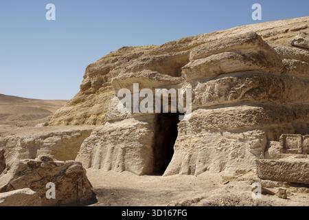 The rock-cut tomb of Prince Kai, Giza Plateau, Egypt Stock Photo - Alamy