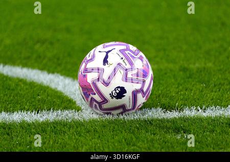 A Puma match ball ahead of the Premier League match at Turf Moor ...
