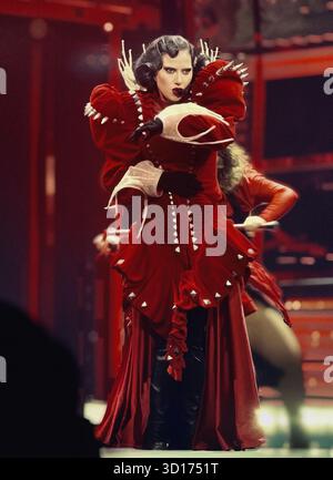 American singer Lady Gaga performs during the 2016 Victoria's Secret ...