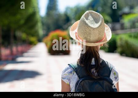 Girl Exploring Freedom Outdoors Concept Stock Photo - Alamy