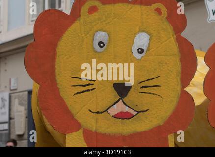 a symbol of a lion, image and reproduction of an animal a symbol of a ...