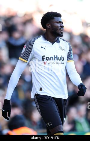 Derby County's Patrick Agyemang during the Sky Bet Championship match ...