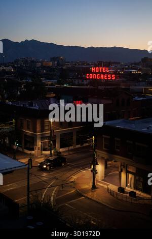 Vast landscape of the American Southwest seen from the Sunset Point at ...