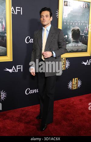 LOS ANGELES - OCT 24: Rami Malek at the 2025 AFI FEST - "Nuremberg ...