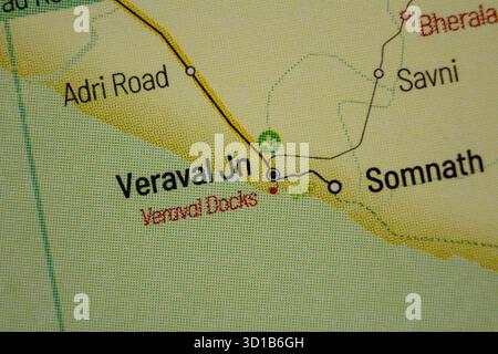 Somnath - India Railways junction schematic transport map train station ...