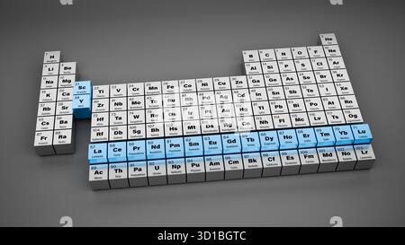 The periodic table of elements in Italian language with atomic number ...