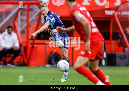 AMSTERDAM - Oliver Edvardsen of Ajax during the Dutch Eredivisie match ...