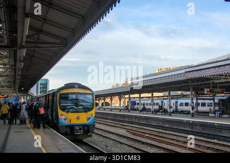 UK Northern Rail Train was standby in the Station Stock Photo - Alamy