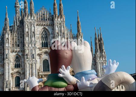 Mascots Giant Inflatable Display with Olympic Paralympic Logos ,Italy ...