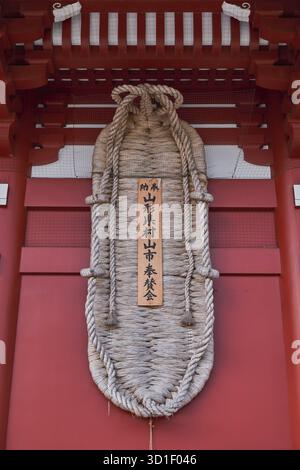 Details of the Senjo-ji Kannon Temple in Asakusa - Tokyo, Japan Stock ...