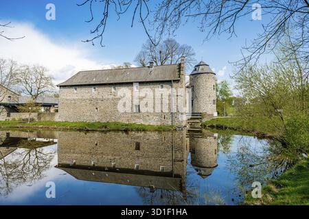 Medieval Water Castle Ratingen, near Dusseldorf, Germany Stock Photo ...