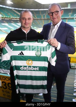 Celtic interim assistant manager Shaun Maloney during a training ...