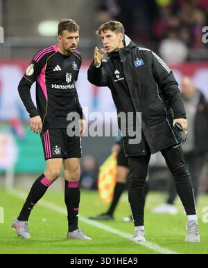 from left: Assistant coach [assistant coach] Loic Fave, Nicolai Remberg ...