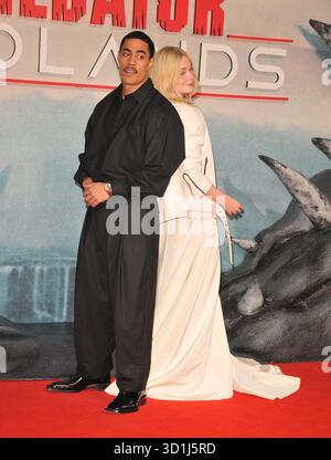 Elle Fanning and Dimitrius Schuster-Koloamatangi attend the arrivals of ...