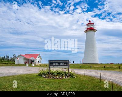 Point Prim Lighthouse, PEI Stock Photo - Alamy