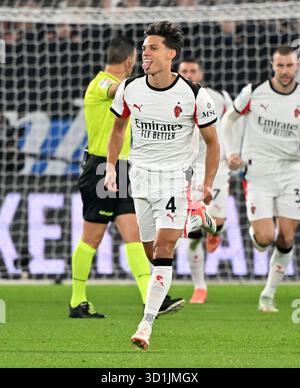 Samuele Ricci of AC Milan in action during the Serie A football match ...