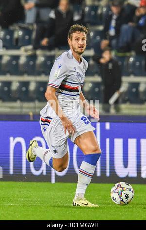 Oliver Abildgaard of UC Sampdoria in action during the Serie BKT match ...