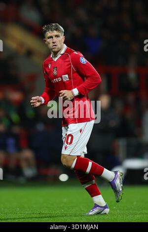 Josh Windass of Wrexham in action during the Sky Bet Championship match ...