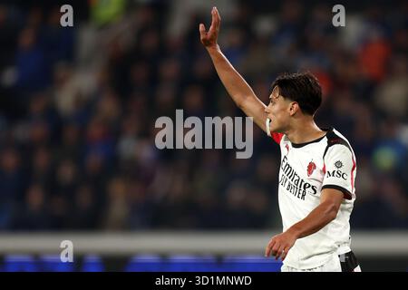 Samuele Ricci of Ac Milan gestures during the Serie A football match ...