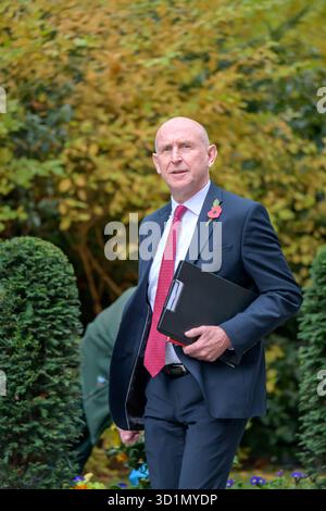 Defence Secretary John Healey arriving for a Cabinet meeting in Downing ...
