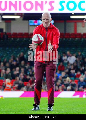 Steve Tandy, the head coach of Wales men’s rugby team during the Wales ...