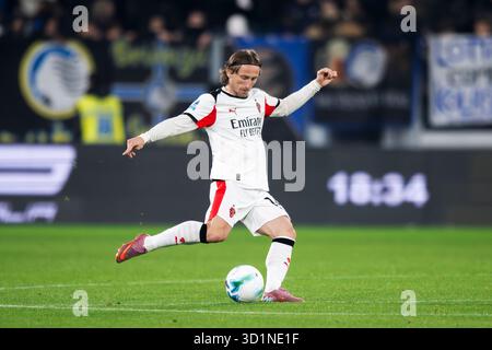 Luka Modric of AC Milan in action during the Serie A Enilive match ...