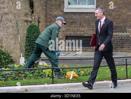 Business and Trade Secretary Peter Kyle leaving 10 Downing Street ...