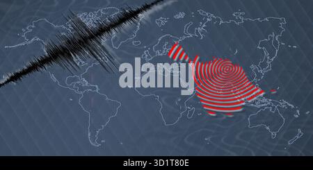 Map of Heard Island and McDonald Islands, silver background, map ...