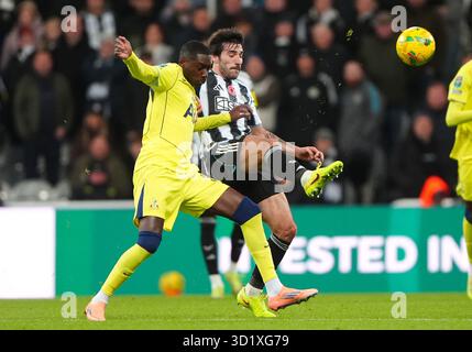 Tottenham Hotspur's Randal Kolo Muani scores their side's third goal of ...