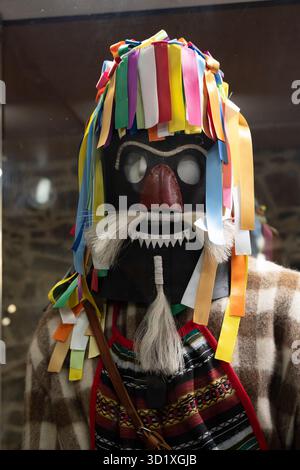 Varge Typical artisan mask for traditional masquerade celebration Stock ...