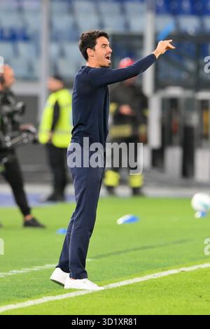 Carlos Cuesta Head Coach of Parma AC an Massimiliano Allegri Head Coach ...