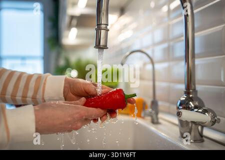 Sweet ripe red ramiro pepper paprika Stock Photo - Alamy