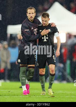 Final celebration from left: Harry Kane, Leon Goretzka, goalkeeper Sven ...