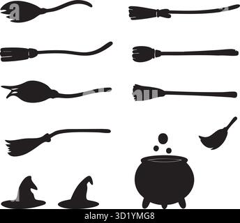 bundle halloween with set icons vector illustration design Stock Vector ...