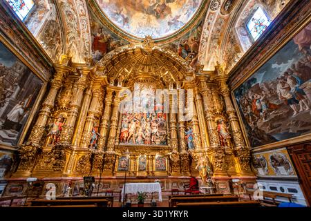 Chapel of the Saints Martyrs, Emeterio and Celedonio, rococo altarpiece ...