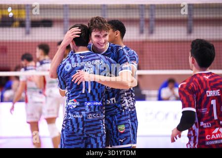 Filippo Lanza (Cisterna Volley) and Tommaso Guzzo (Cisterna Volley ...