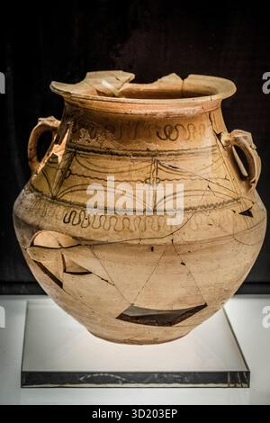 Painted vessel for storing food Stock Photo - Alamy