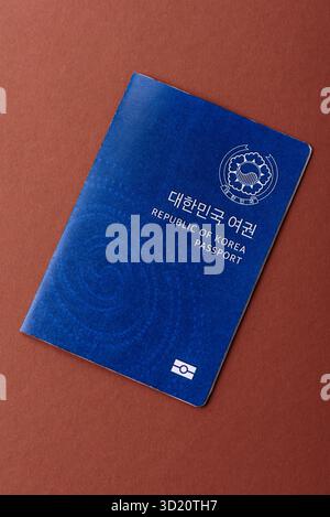 Korean passport for travelling, flying and doing business. South korea ...