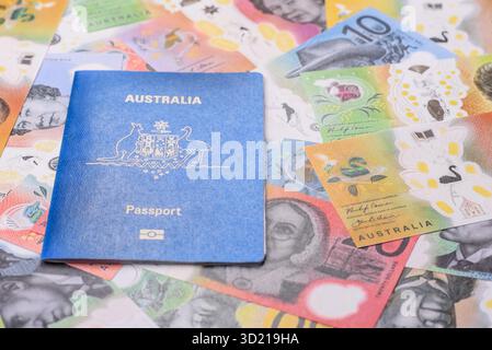 Australian passport for travelling, flying and doing business ...