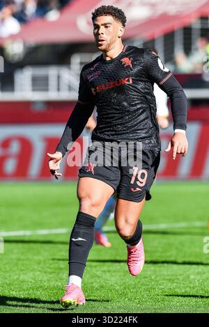 Che Adams of Torino FC in action during the Serie A football match ...