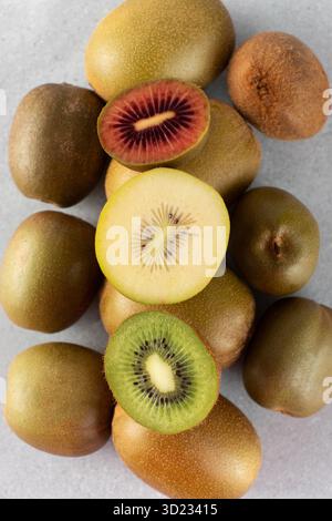 different varieties of ripe red and yellow appetizing tomatoes Stock ...