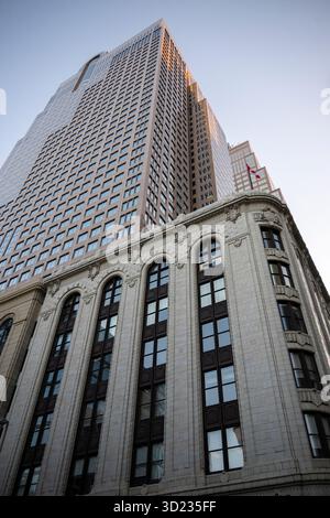Low angle shot of a building under clear sky Stock Photo - Alamy