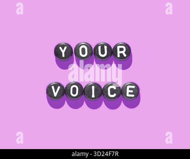 Use your voice symbol. Concept words Use your voice on wooden blocks on ...