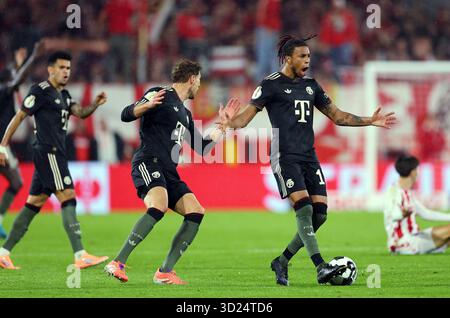 from left: Michael Olise, Leon Goretzka (Bayern) Munich, January 11 ...