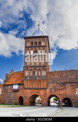 The Burgtor, built 1444 in late Gothic style, was the northern city ...